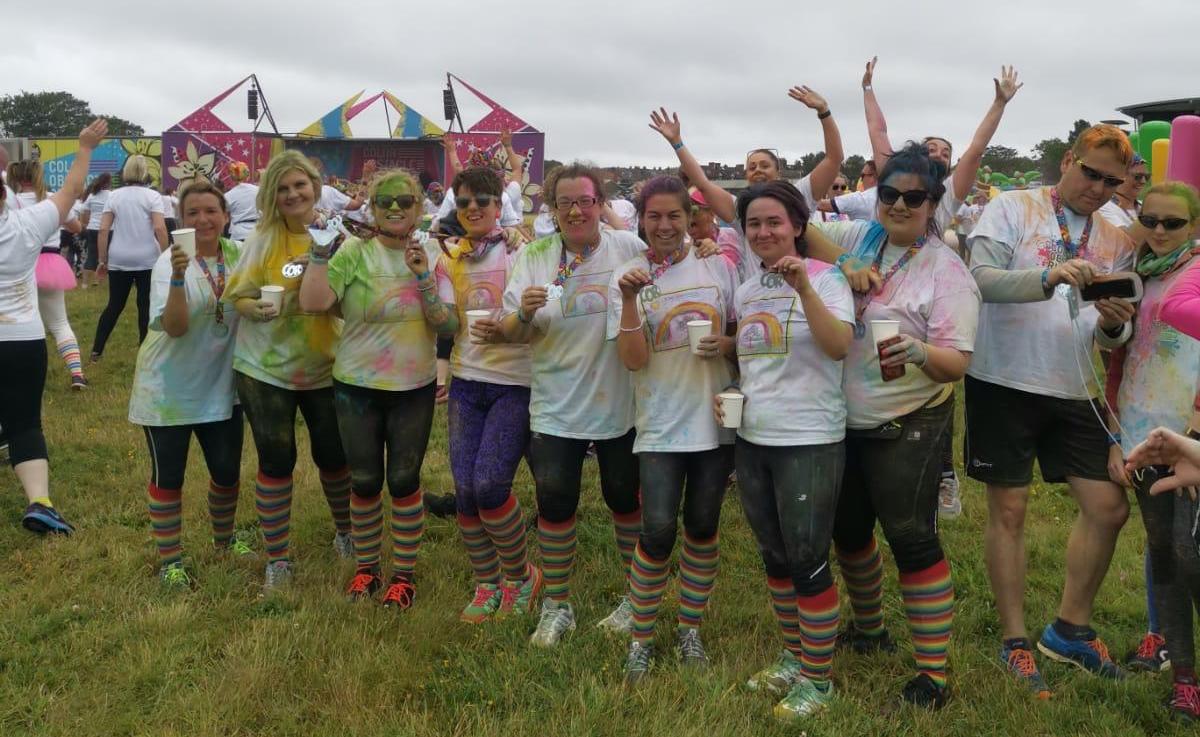 TJGF back at Colour run, Aintree making more rainbows - The James ...